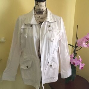 Caribbean Joe | Jackets & Coats | Caribbean Joe White Jacket | Poshmark